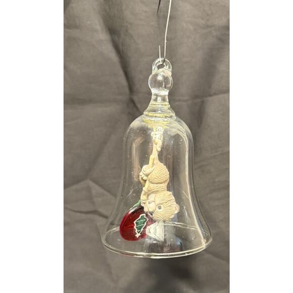 Hallmark | Holiday | Vintage Hallmark Glass Bell Ringer 986 Playing ...